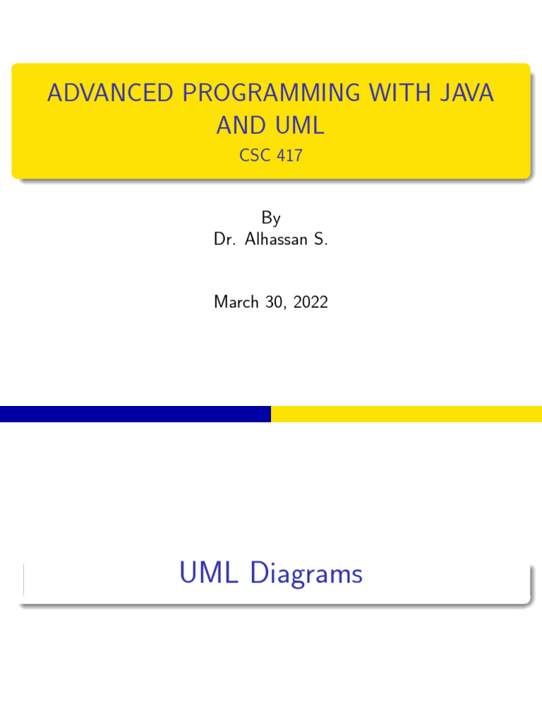 l9 | PDF | Unified Modeling Language | Control Flow