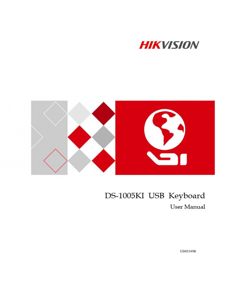 HIKVision DS-1005KI USB Keyboard For IVMS | PDF | Computer Keyboard | Usb