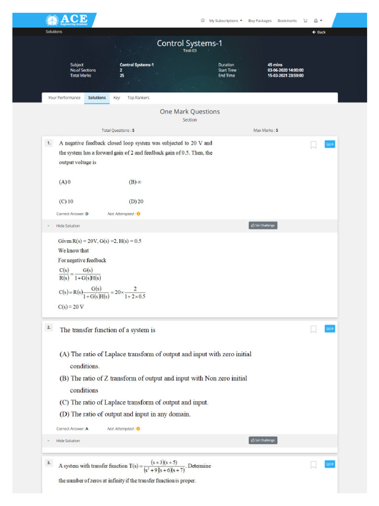 Control Systems-1 | PDF