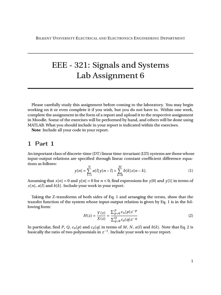 Lab6 2023 2024 Fall Pdf Control Theory Telecommunications