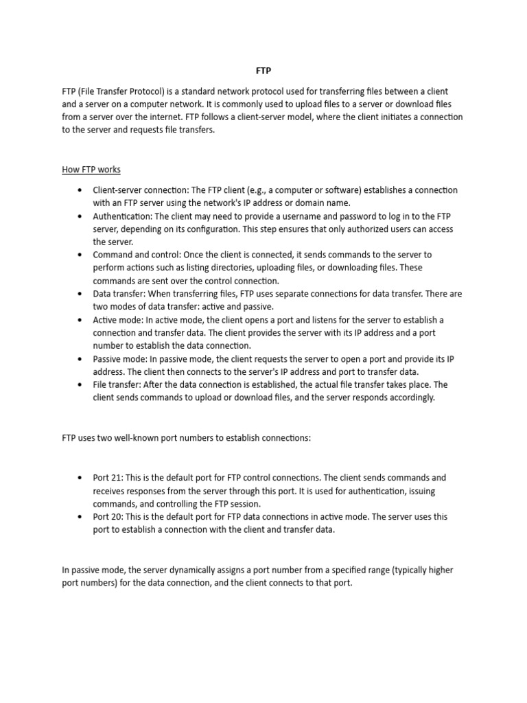 Protocols | PDF | File Transfer Protocol | Transmission Control Protocol