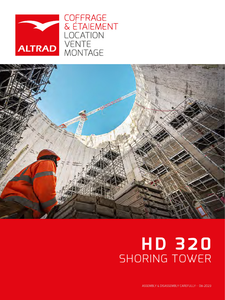 Altrad HD 320 Shoring Tower Guide | PDF | Scaffolding