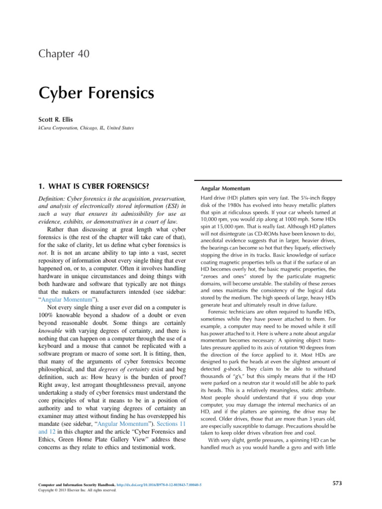 Cyber Forensics | PDF | World Wide Web | Internet & Web