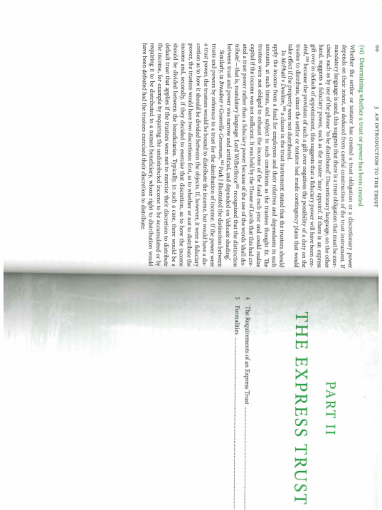 Requirements of An Express Trust | PDF