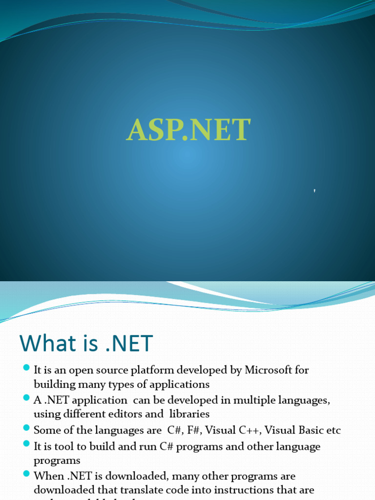 Introduction | PDF | Component Object Model | .Net Framework