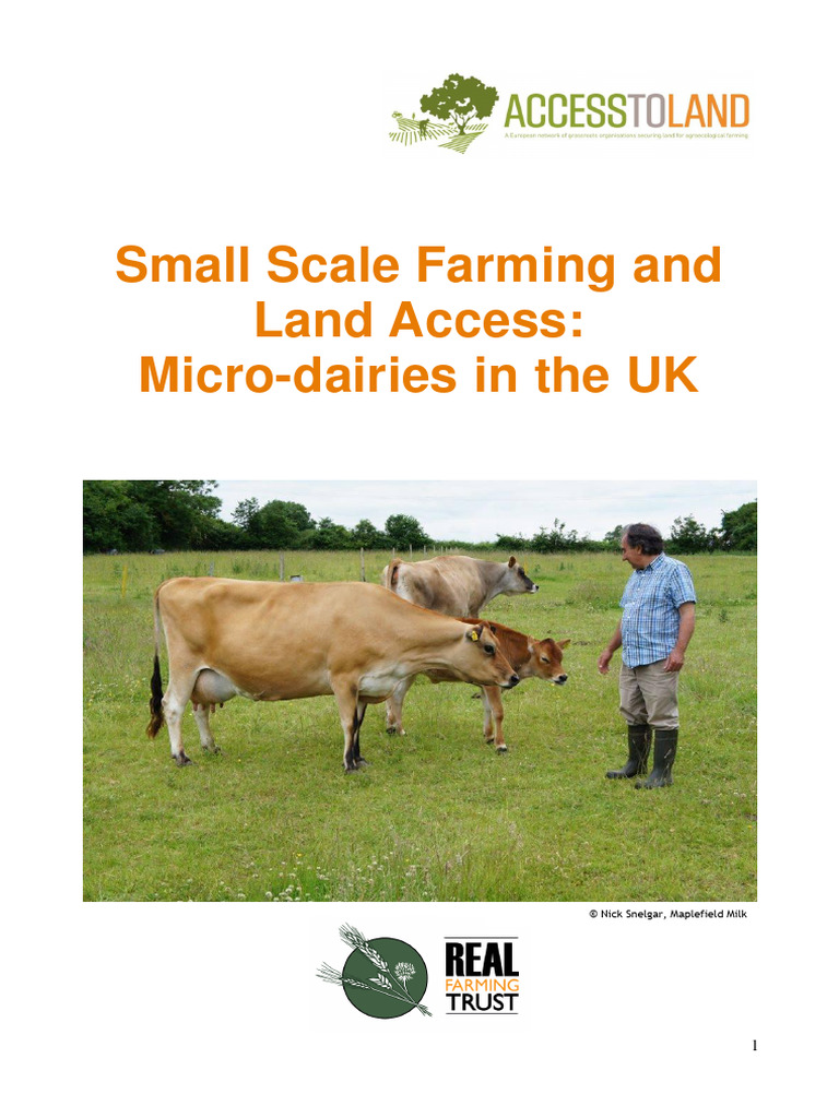 Uk Small Scale Farming - Microdairies | PDF | Dairy | Agriculture