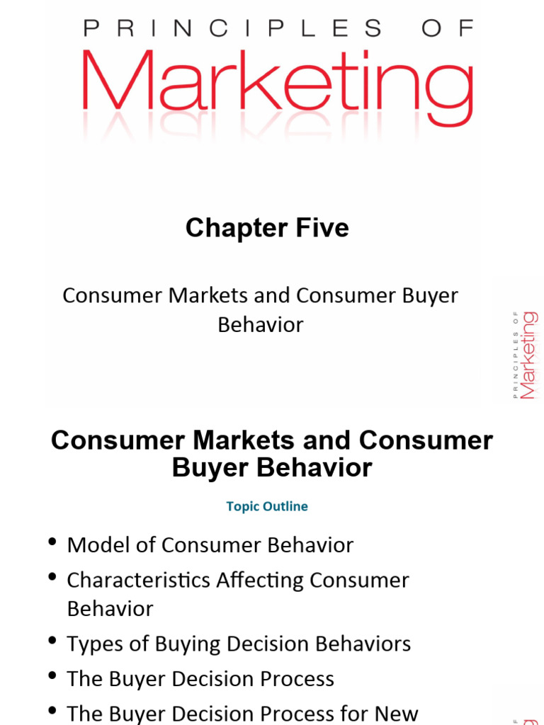 Chapter 5. Kotler | PDF | Consumer Behaviour | Behavior