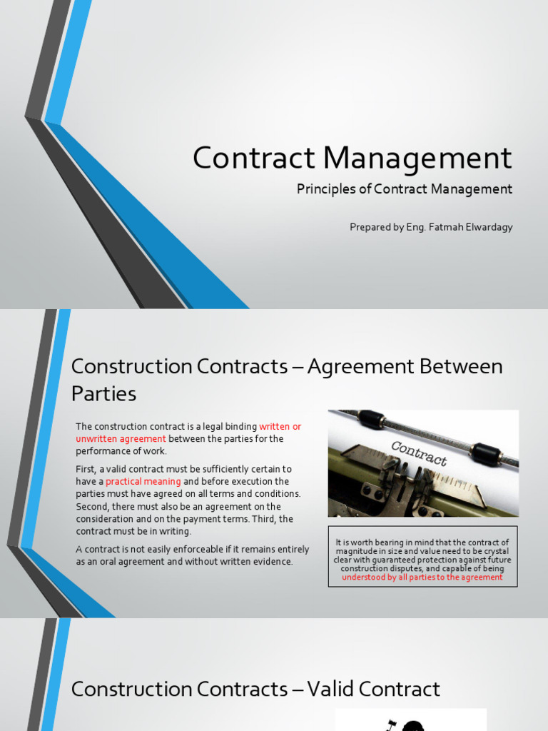 Contract Management | PDF | Offer And Acceptance | Procurement