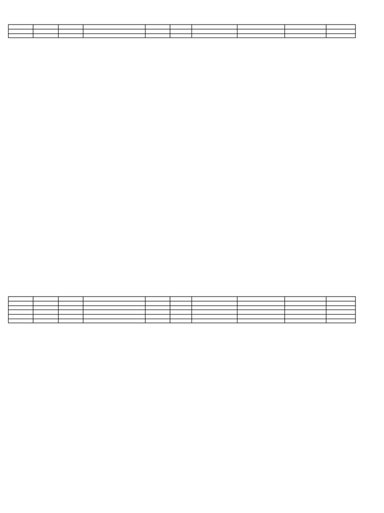 PWD Masterlist Template | PDF