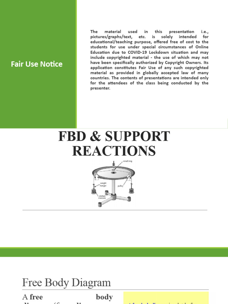 10 FBD & Support Reactions | PDF | Truss | Beam (Structure)