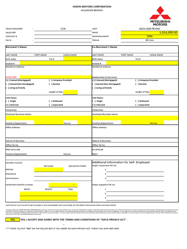 Appli Form | PDF | Mortgage Loan | Banks