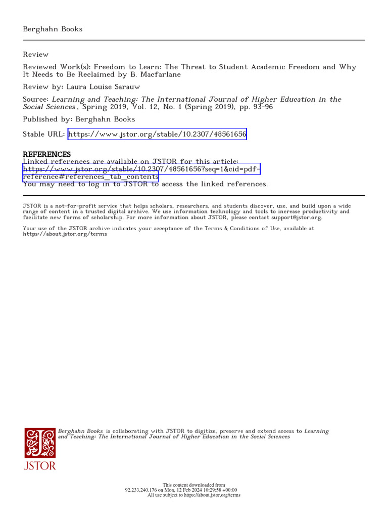 Sarauw LearningTeachingInternational 2019 | PDF | Learning | Pedagogy