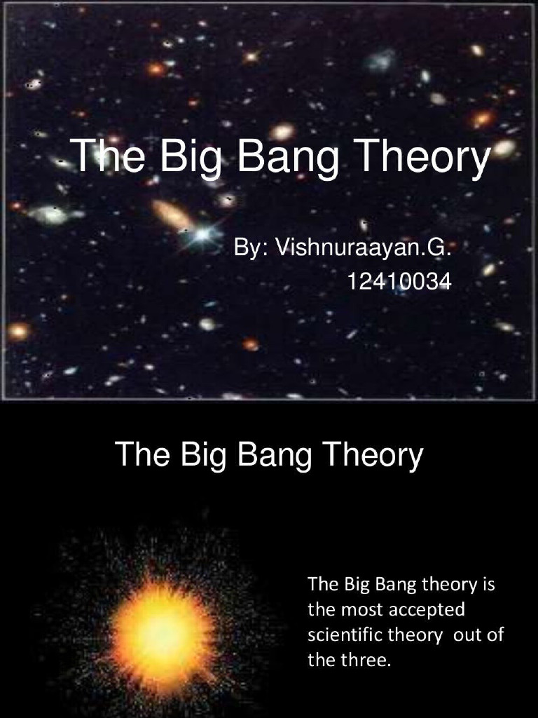 Presentation Big Bang | PDF