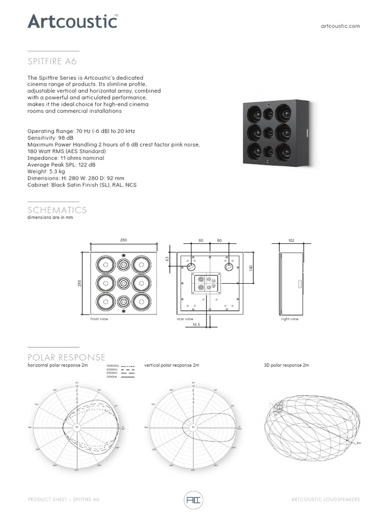 Spitfire A6 | PDF | Telecommunications Engineering | Audio Electronics