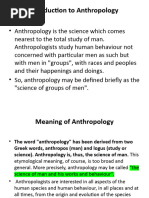 Four Main Branches of Anthropology | PDF | Anthropology | Archaeology