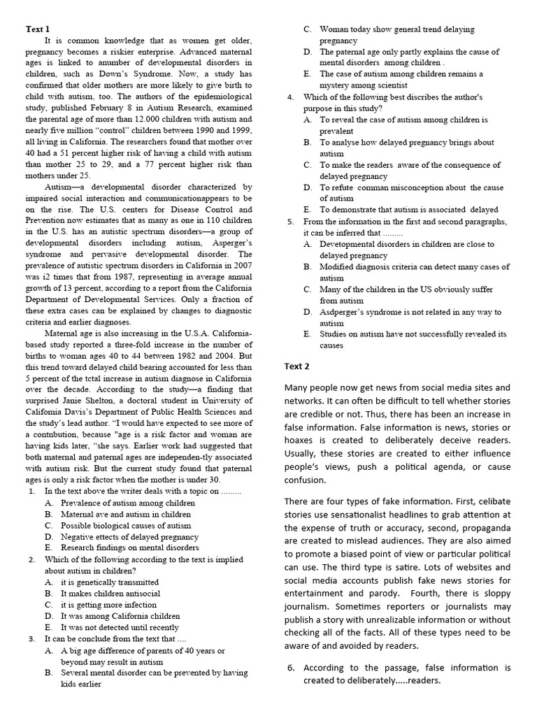 Soal L.ing 634 | PDF