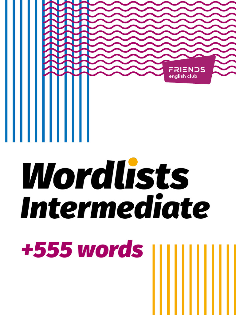 Wordlist Intermediate | PDF