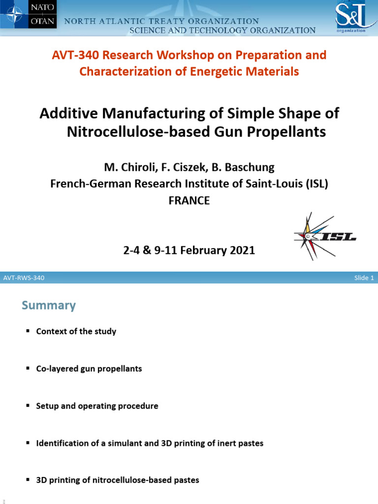 MP Avt 340 02P | PDF | 3 D Printing | Propellant