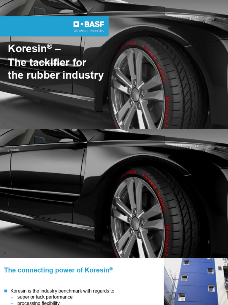 Koresin - The Tackifier For The Rubber Industry | PDF | Tire | Natural ...