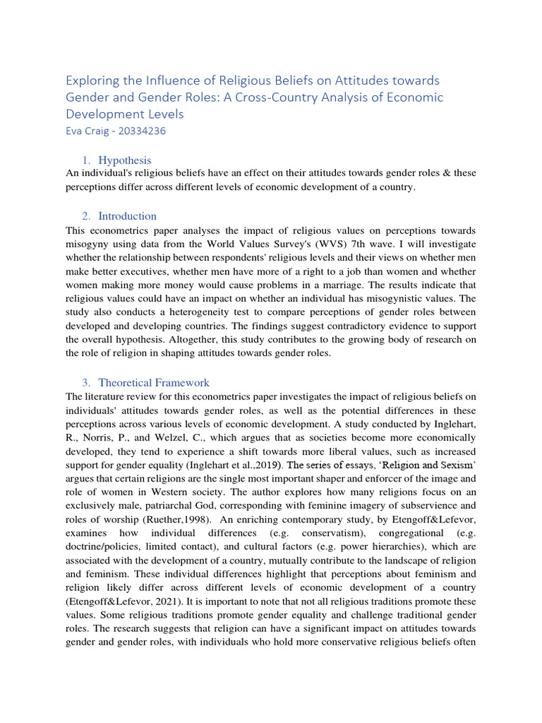 Econometrics Project Download Free Pdf Logistic Regression