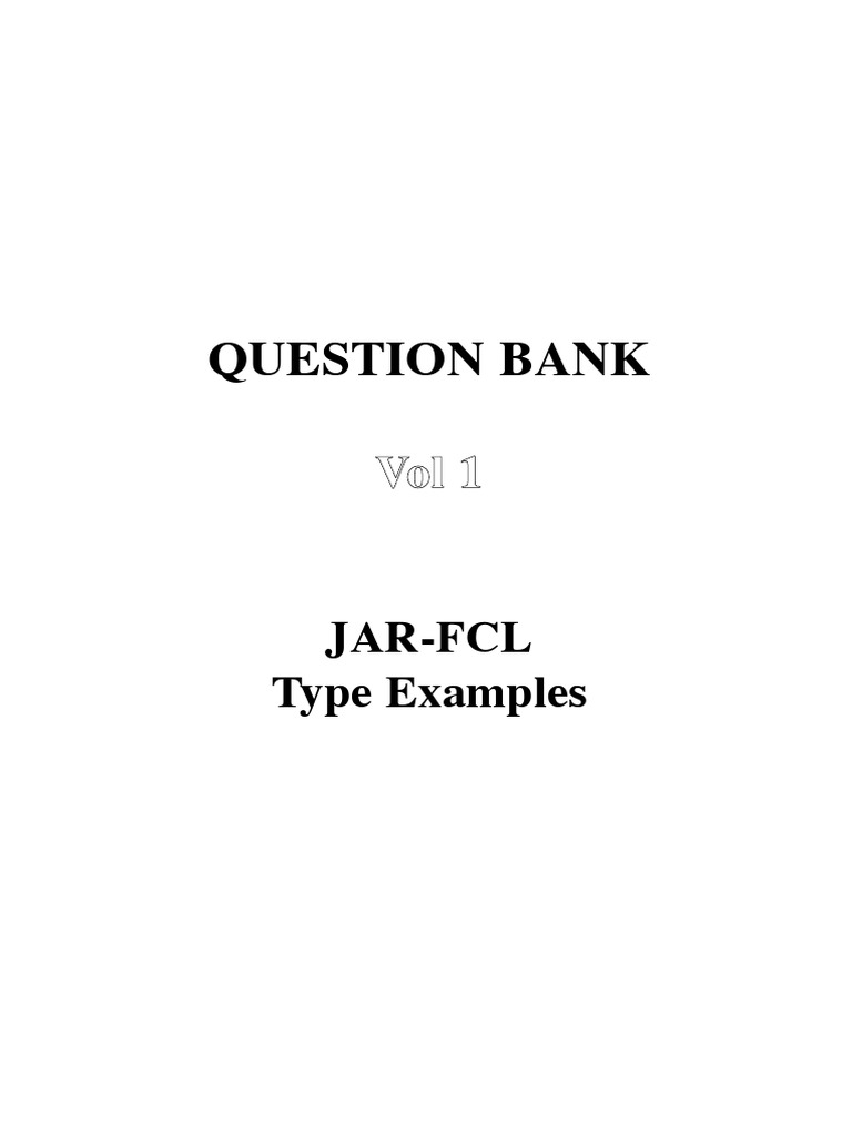 Pages From Question Bank Vol1 | PDF | Spar (Aeronautics) | Aircraft