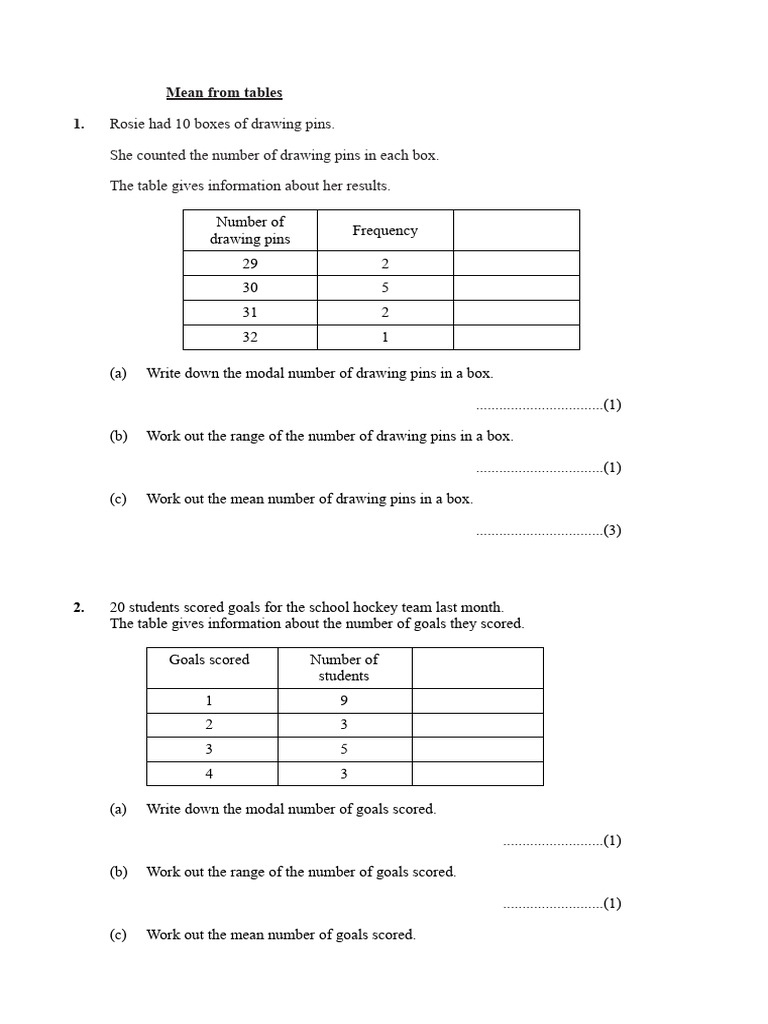 Median Mode and Grouped Data PDF | PDF | Teaching Methods & Materials