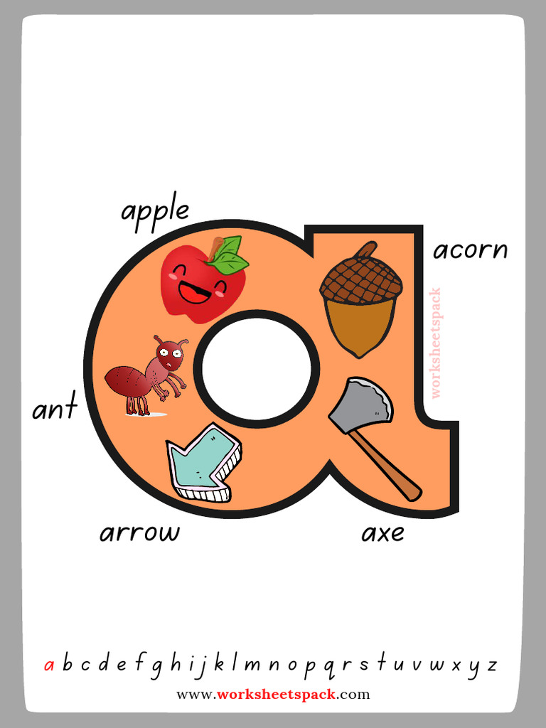 Free Alphabet Posters With Pictures Compressed | PDF