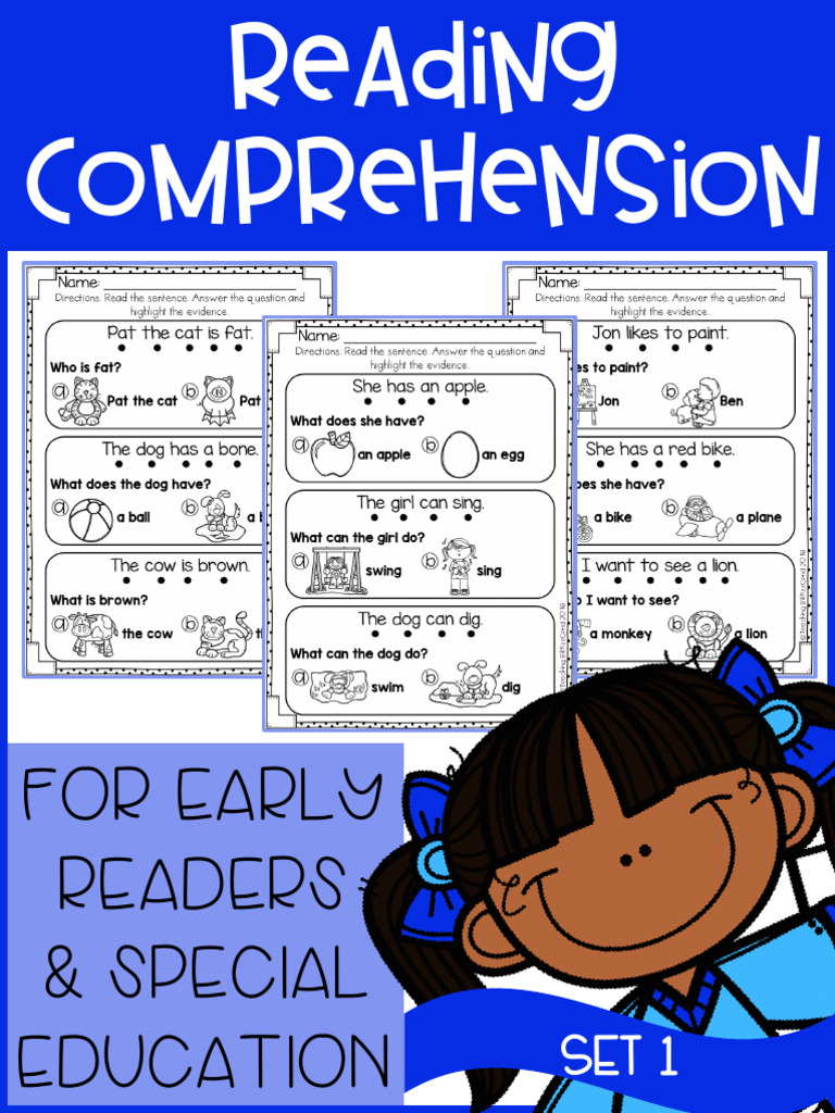 Early Readers Comprehension Set 1 | PDF