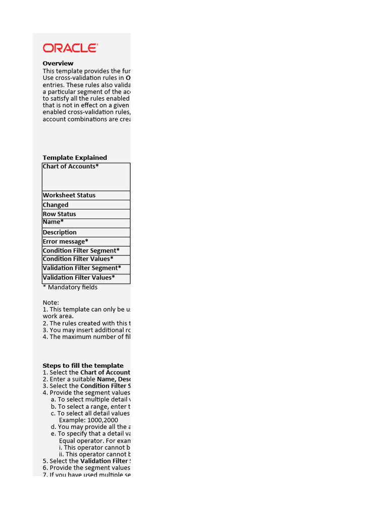 Create Cross Validation Rules | PDF | Cross Validation (Statistics) | Worksheet