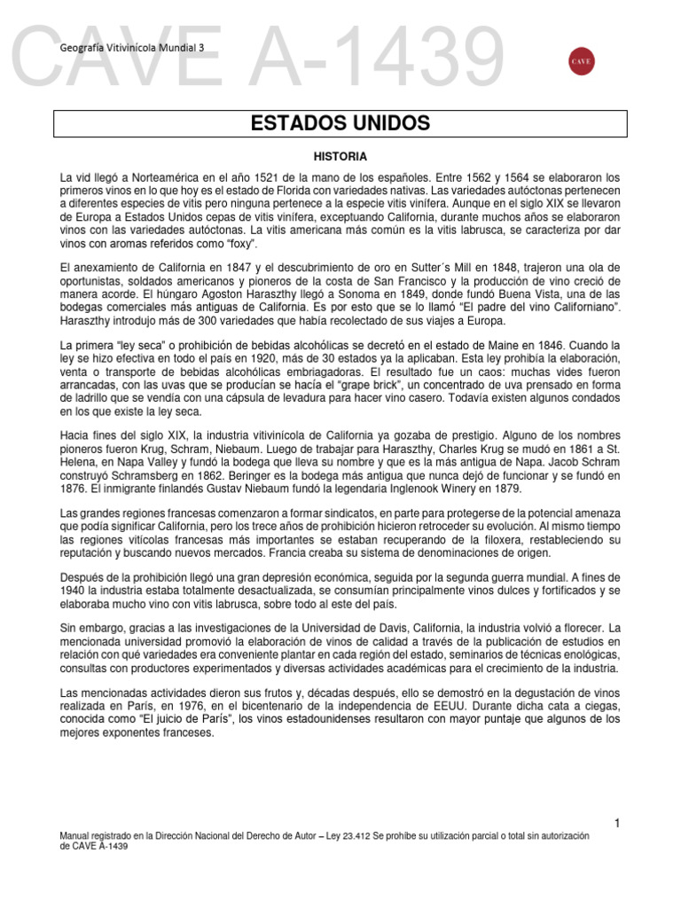 Manual Geo 3 2023 .TextMark | PDF | Vino | Napa Valley Ava