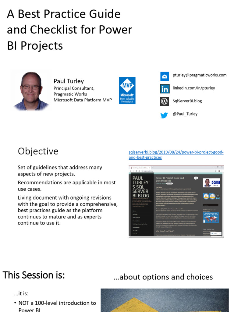 Best Practice Guide and Checklist-For-Power-Bi-Projects | PDF ...