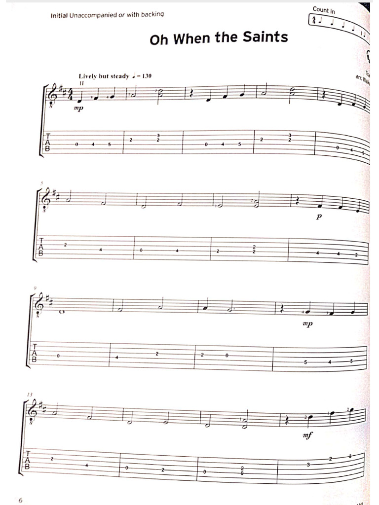 Oh When The Saints | PDF