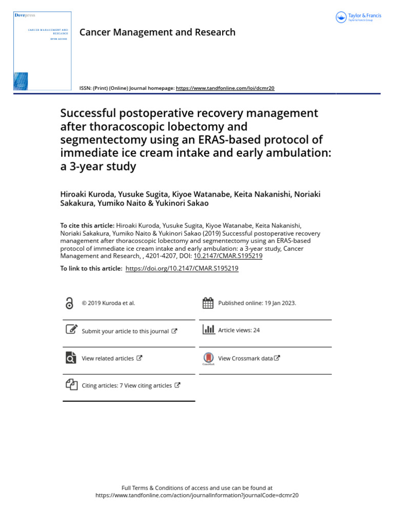 03-Successful Postoperative Recovery Management After Thoracoscopic ...