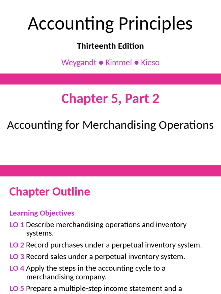 Chapter 7 Part 2 | PDF | Debits And Credits | Cost Of Goods Sold