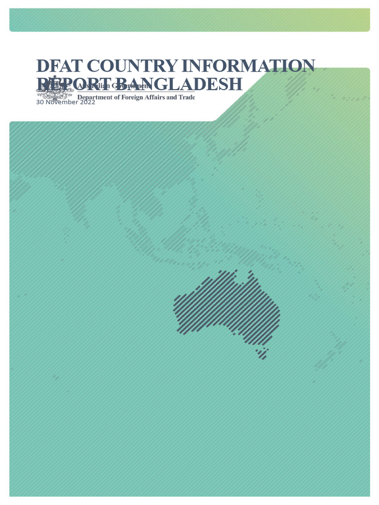 DFAT Report: Bangladesh Overview 2022 | PDF | Rohingya People