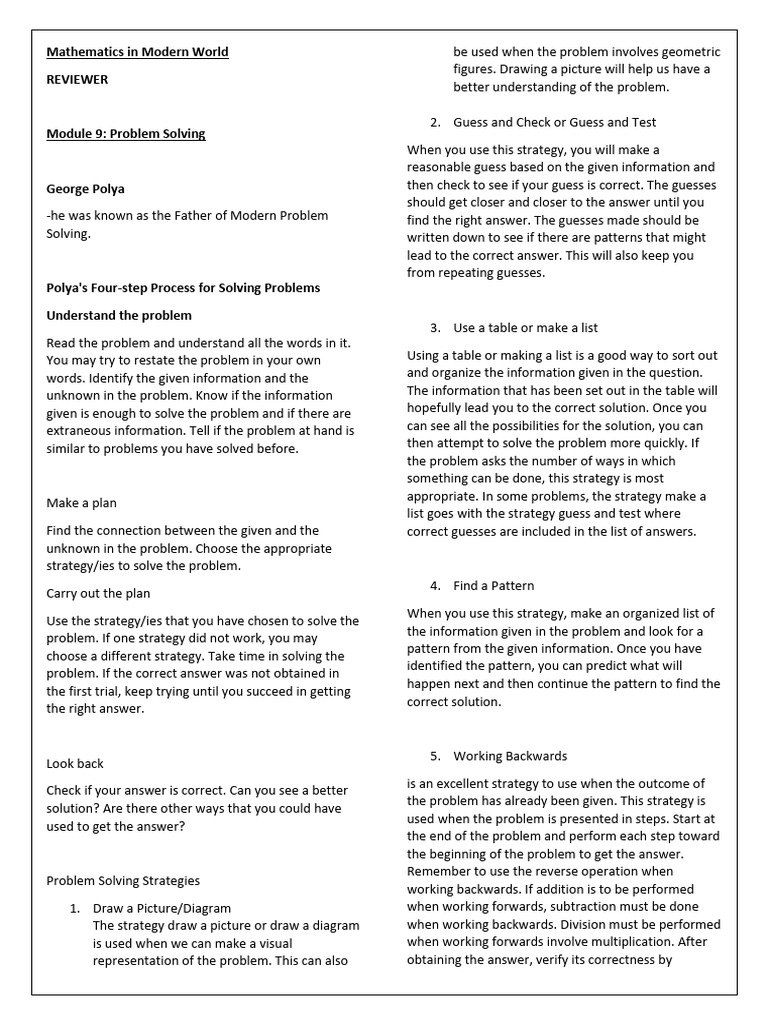 Mathematics in Modern World FINALS | Download Free PDF | Sampling ...