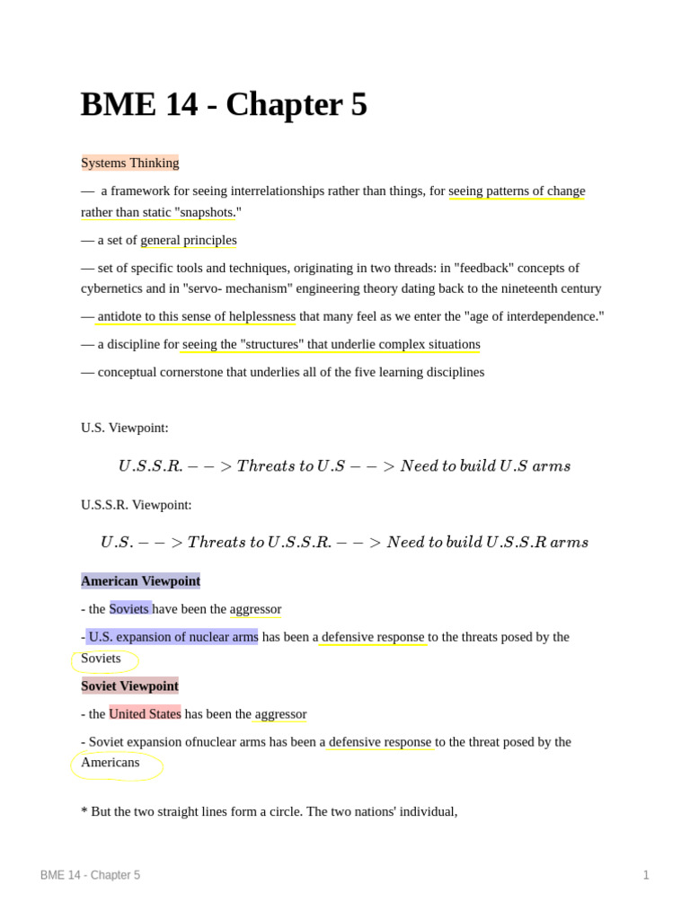 BME 14 - Chapter 5.pdf_ | PDF | Causality | Feedback