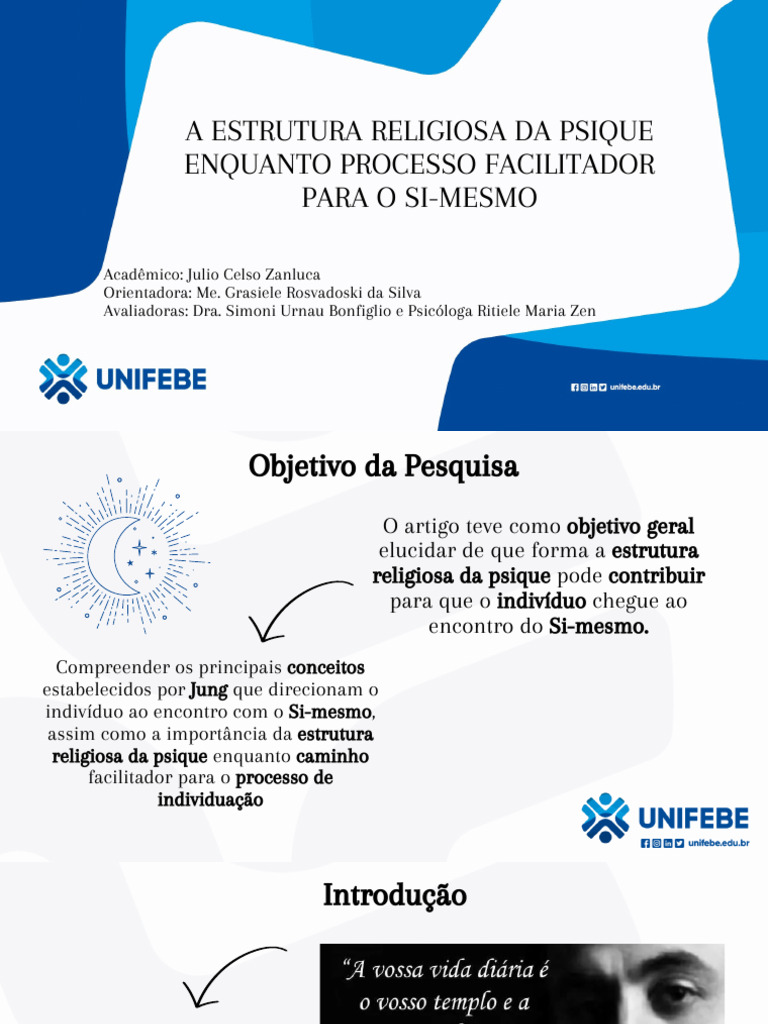 A Estrutura Religiosa Da Psique É Quando Processo Facilitar para o Si ...