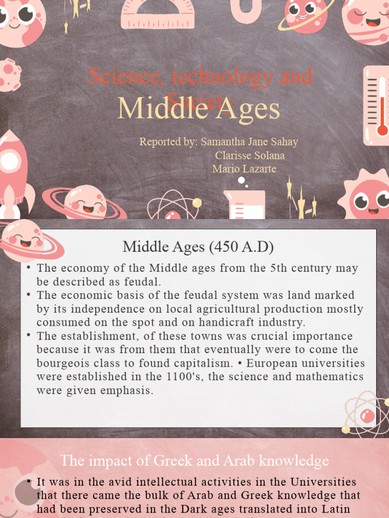 Group-2 STS Middle-Ages | PDF | Incandescent Light Bulb | René Descartes