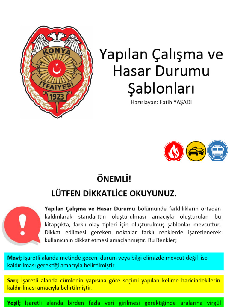 Hasar Durumu Hazir Matbu Döküman | PDF