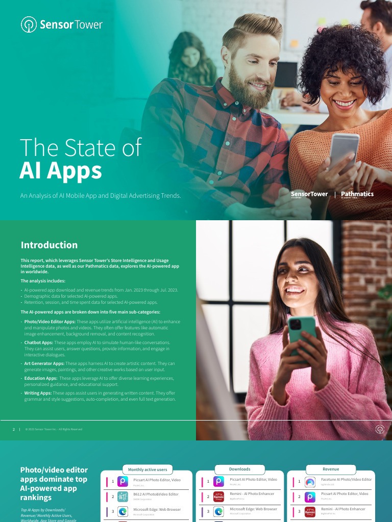 The State of Ai Apps 2023 | PDF | Mobile App | Google Play