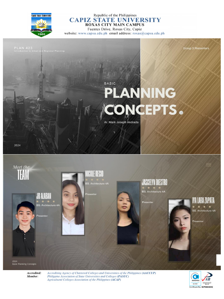 Gr.4 - Basic Planning Concepts Urban Planning Handouts | PDF | Urban ...