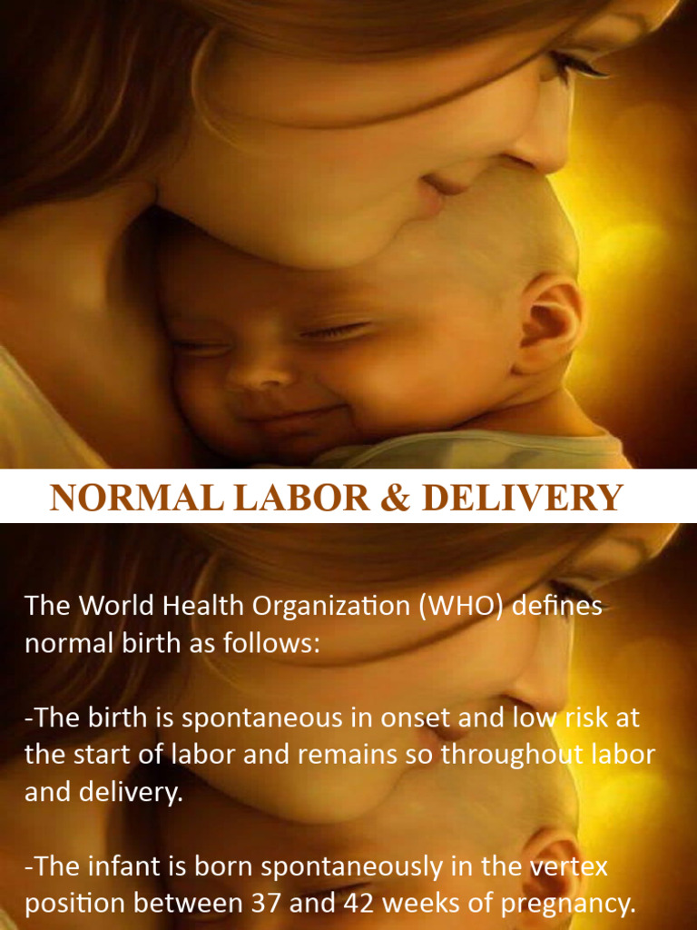 Ob Normal Labordelivery | PDF | Childbirth | Pelvis