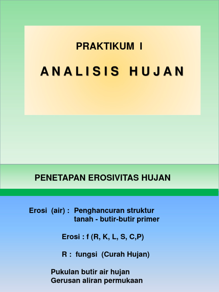 Analisis Hujan | PDF