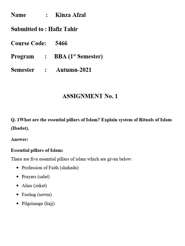 5466-1 Kinza | PDF | Muhammad | Ummah