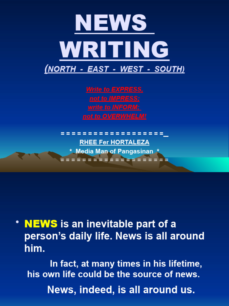 Essentials of Effective News Writing | PDF | News | Journalism
