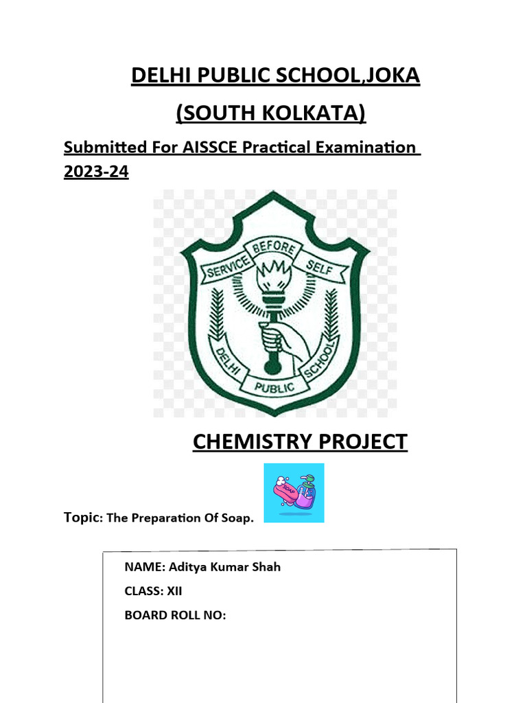 Chemistry Investigatory Project-2 | PDF | Soap | Detergent
