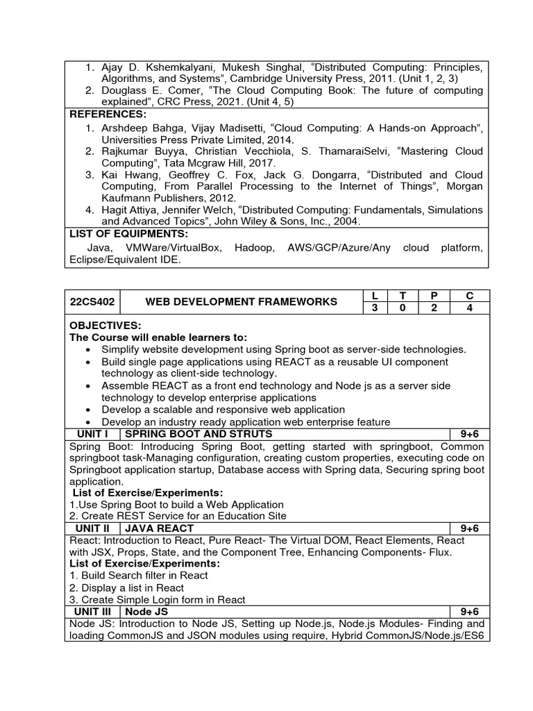 Web Development Frameworks Guide | PDF | Spring Framework | Web Application