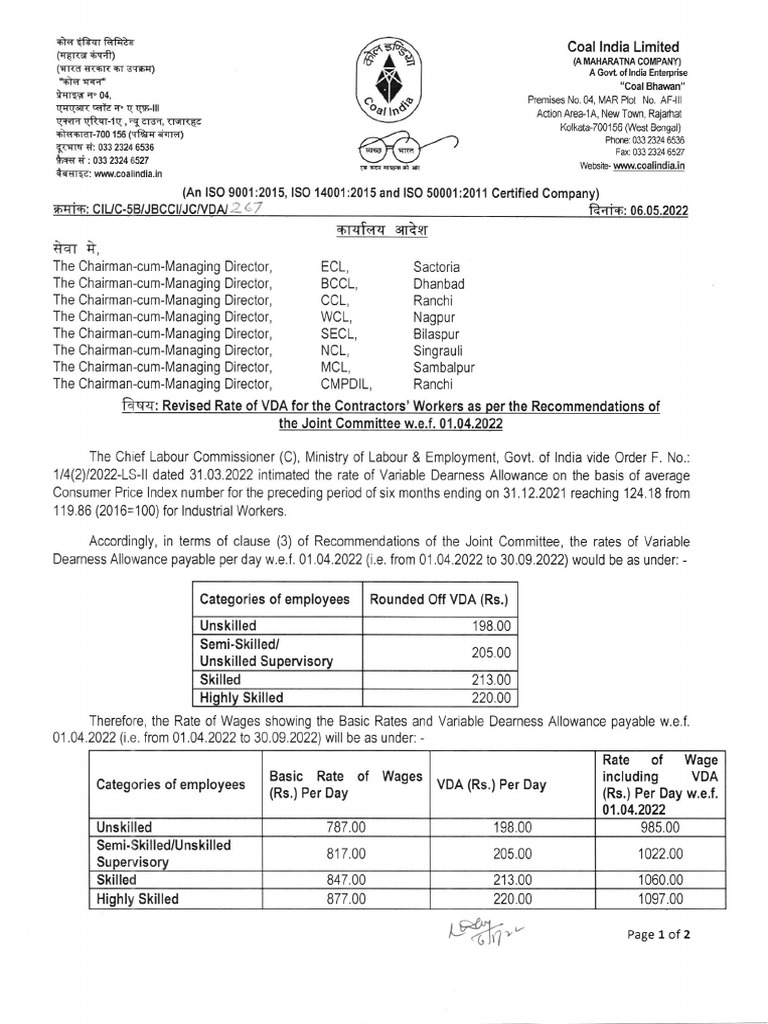 Contractors Workers VDA - 6.5.20.22 | PDF