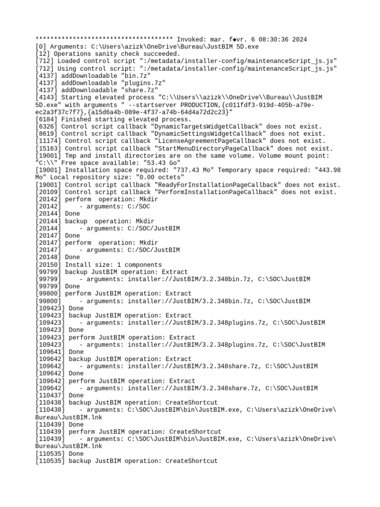 Installation Log | PDF | Windows Registry | Microsoft Software